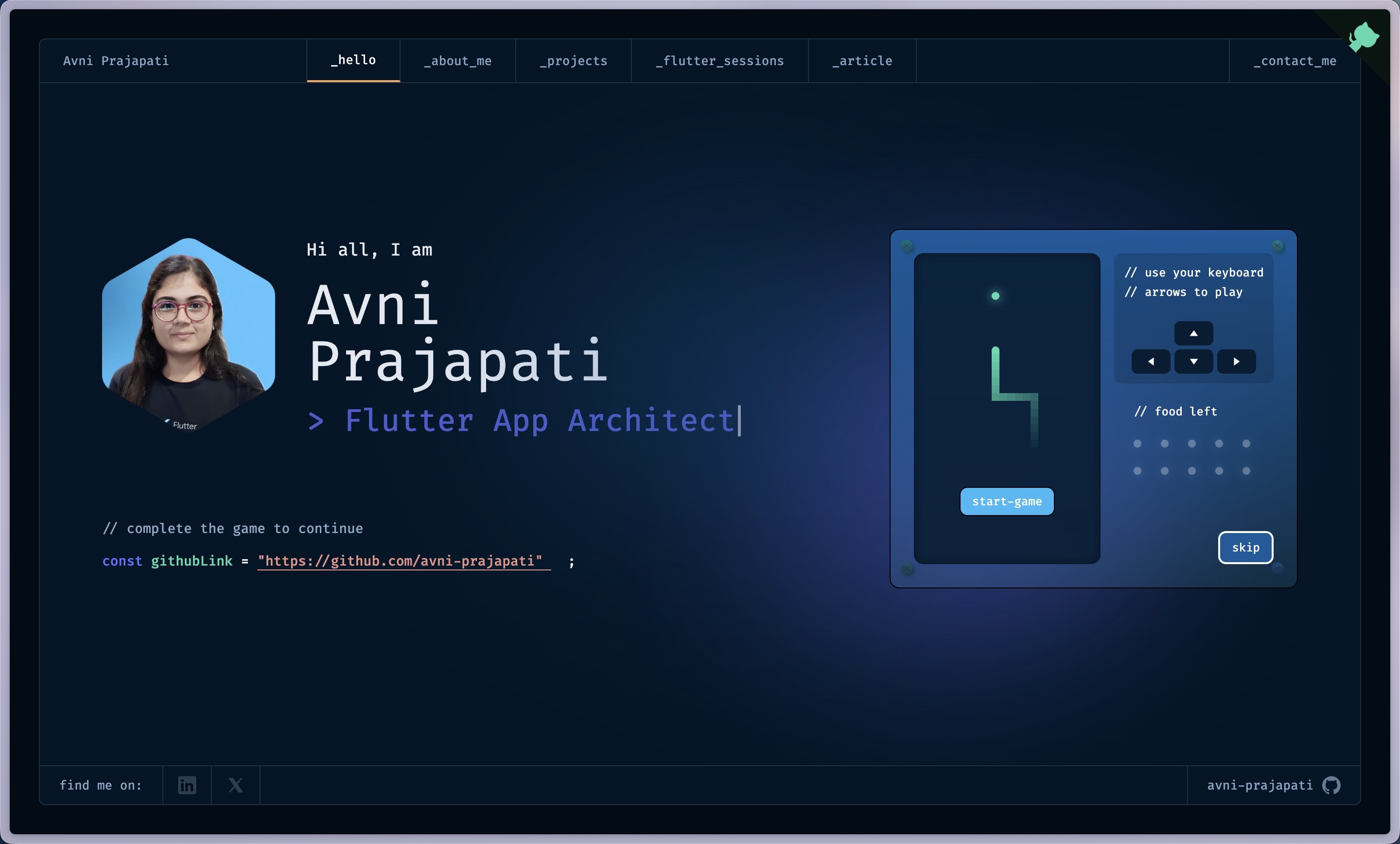 Avni Prajapati | Flutter App Architect | Avni Prajapati - Flutter App Developer